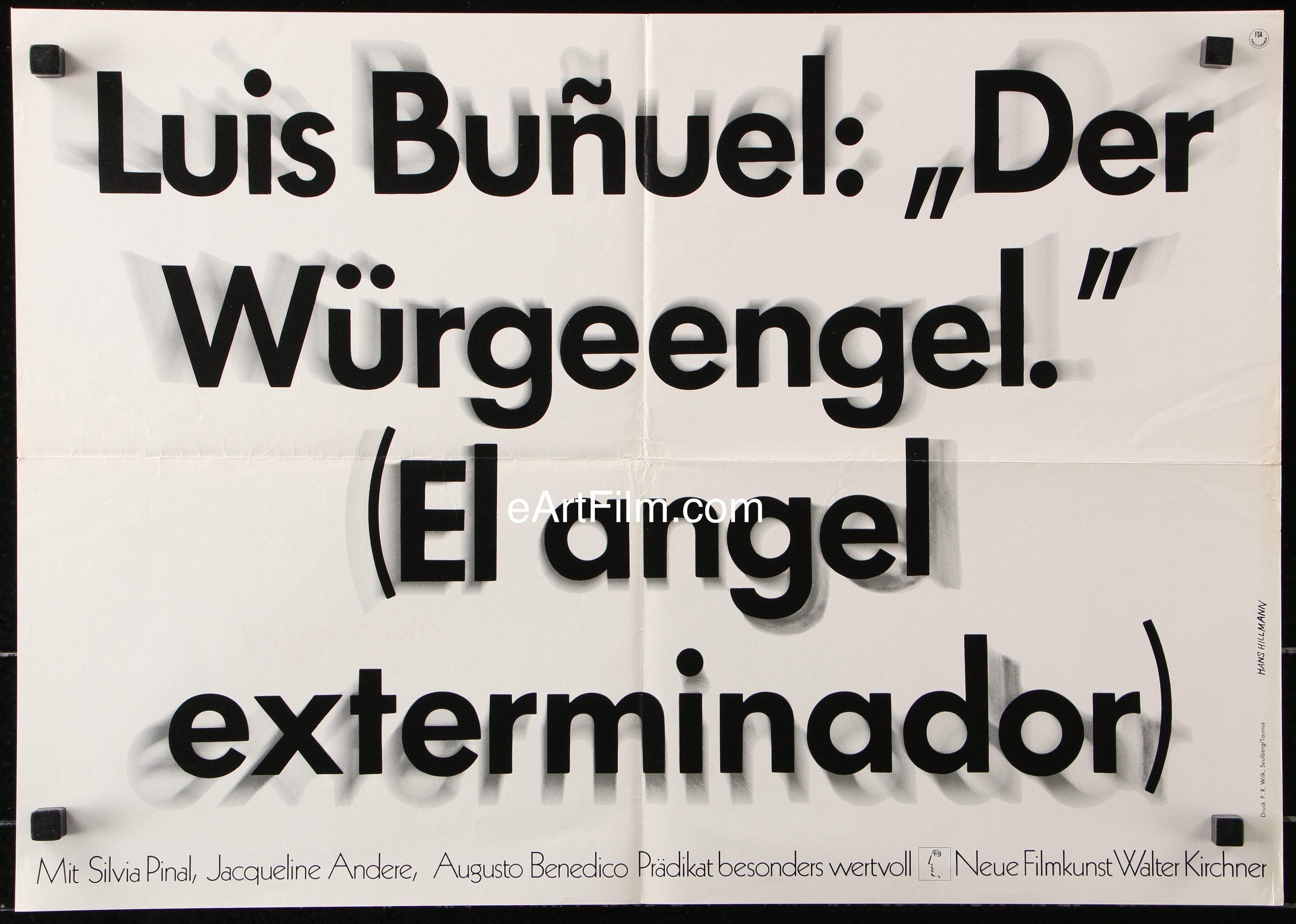 Luis Bunuel Movie Posters - Un Chien Andalou, Discreet Charm ...
