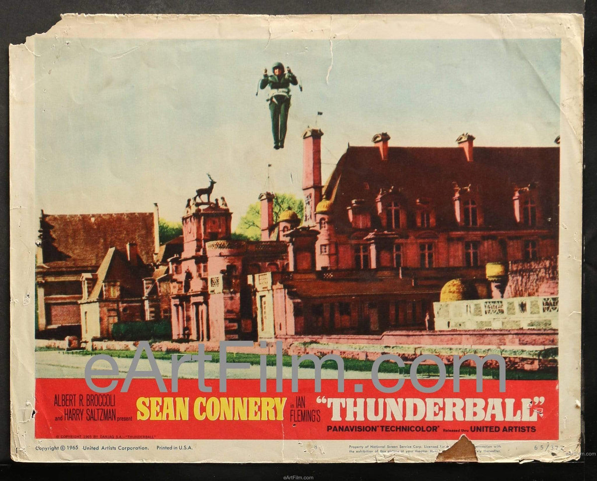 Thunderball-1965-Original Lobby Card-11x14-Sean Connery James Bond 007 ...