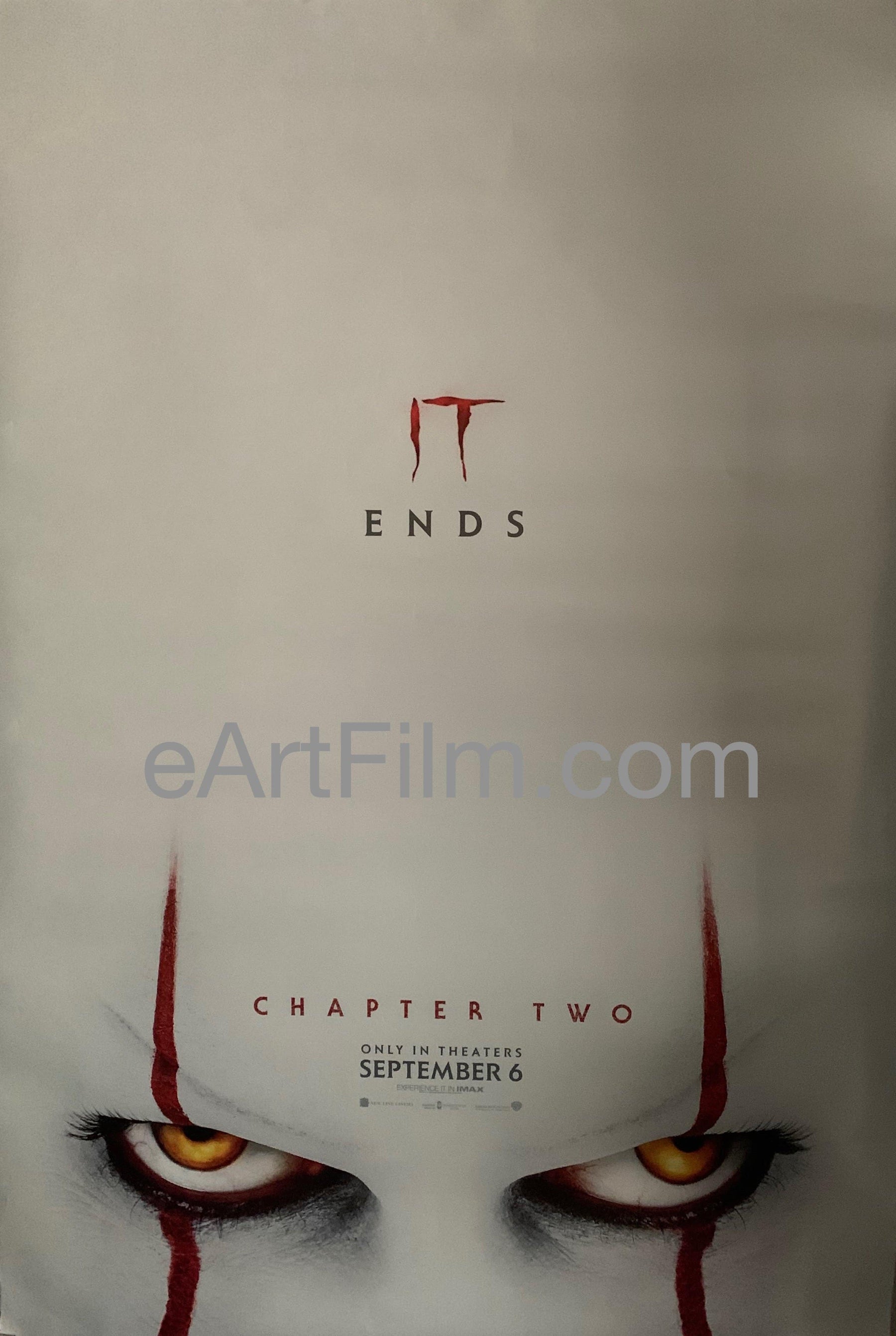 It Chapter Two original movie poster advance double sided 2019 27x40 e ...