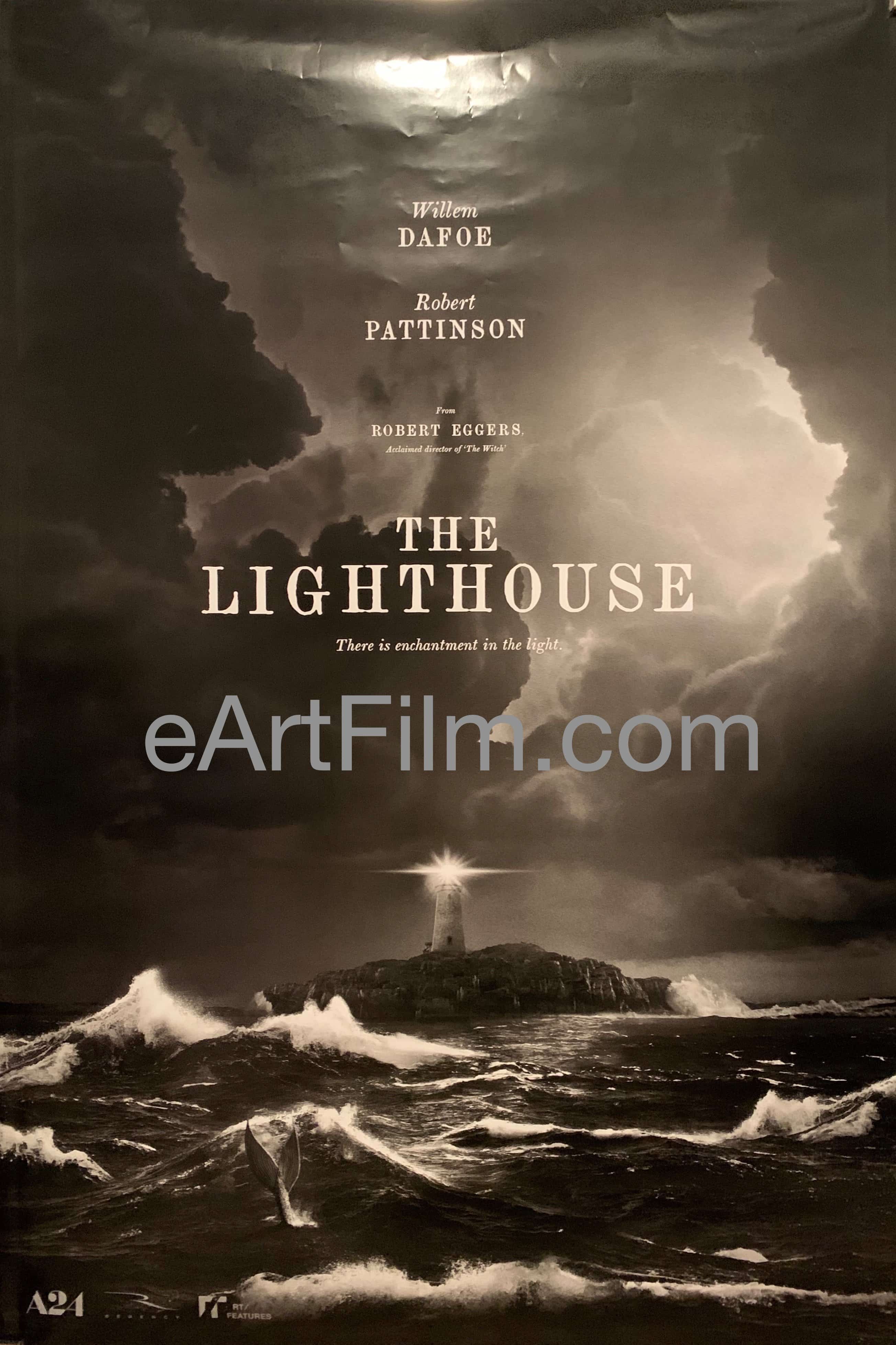 Lighthouse original movie poster 2019 27x40 DS Dafoe-Pattinson-horror ...