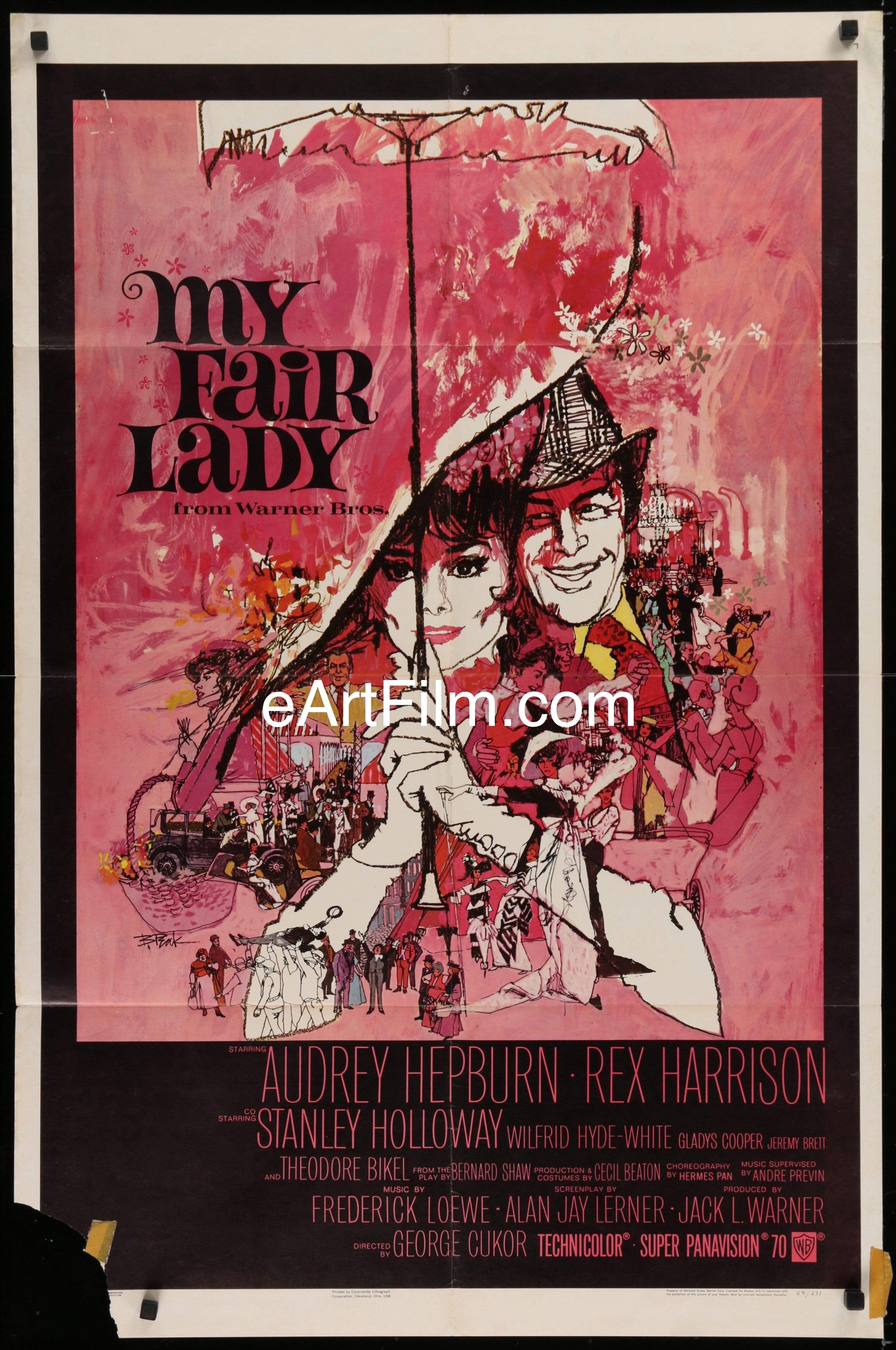 My Fair Lady 1964 Audrey Hepburn Rex Harrison high society musical cla ...